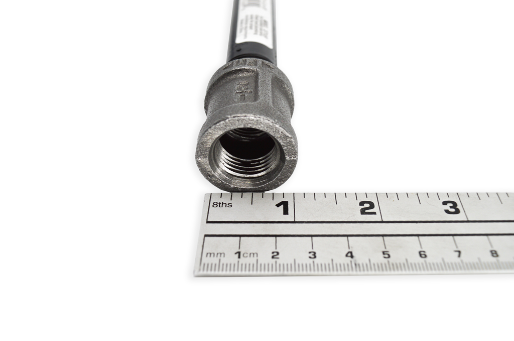 12" Adjustable Floor Plate Extension with 1/2" Banded Coupling ...